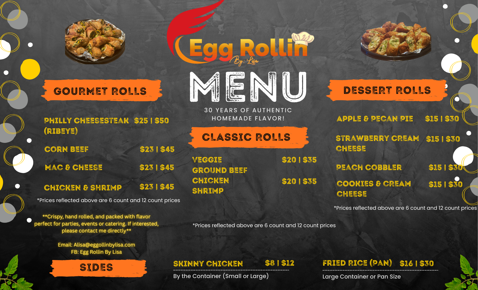 Best Egg Rolls in Forney, Texas | Egg Rollin' By Lisa